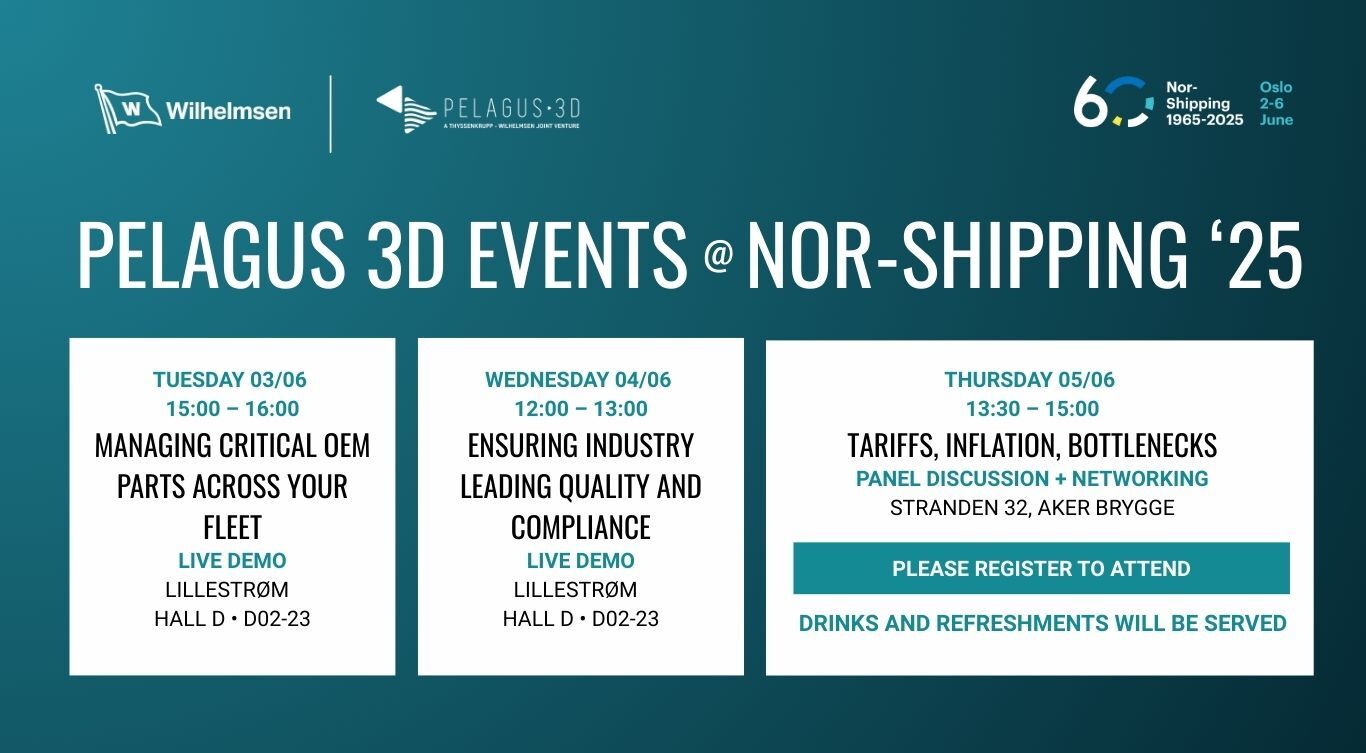 Pelagus 3D - Nor-Shipping 2025 Events